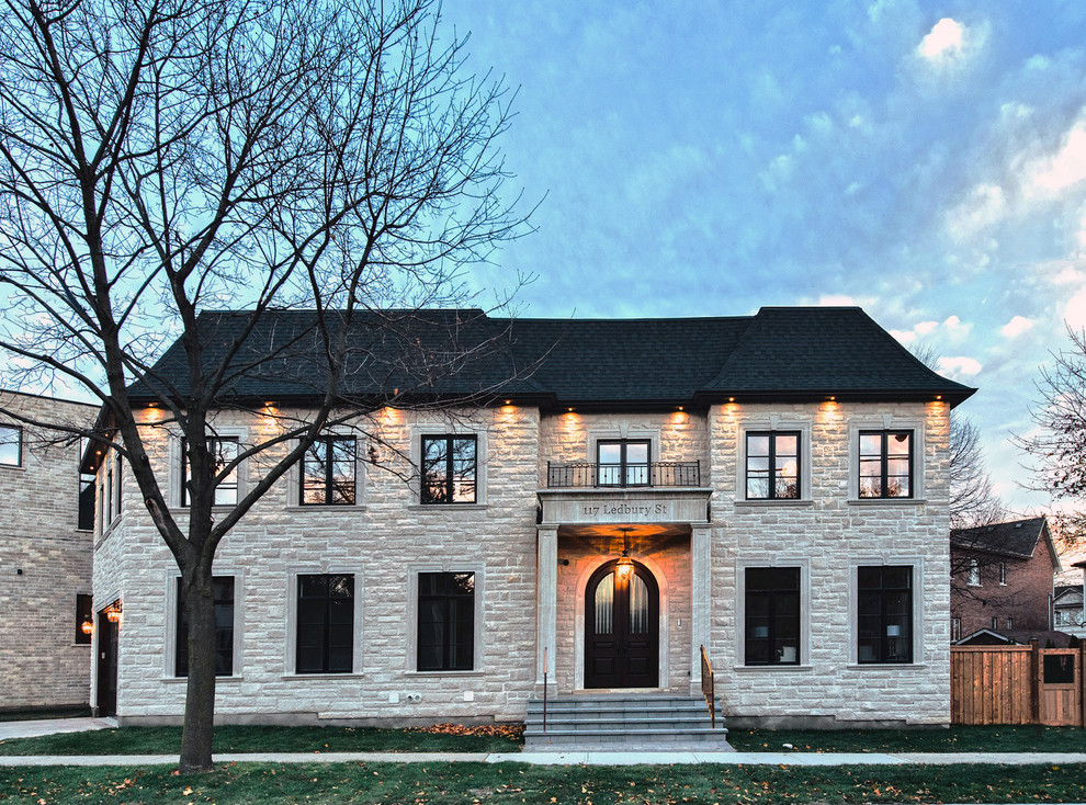 Bedford Park Luxury Transitional Style Home - Transitional - House ...