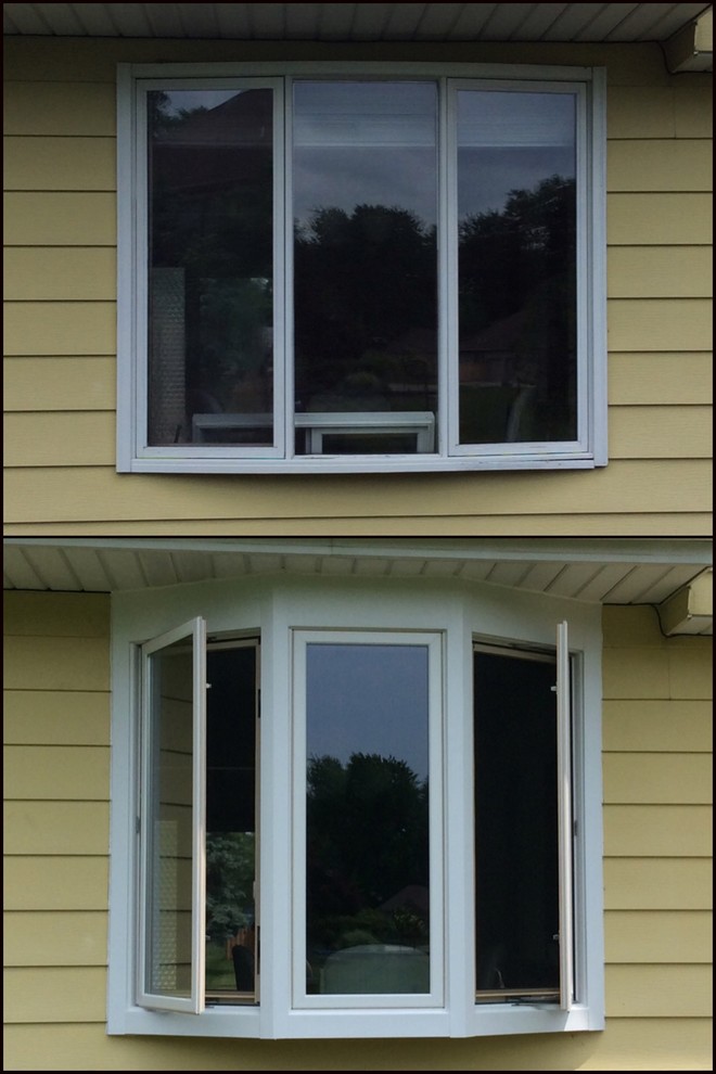 Before & After - Bay Window - Traditional - Exterior - Columbus - by ...