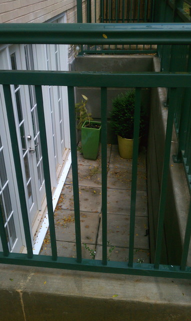 Before & After walk-out window well - Contemporary - Exterior - DC ...