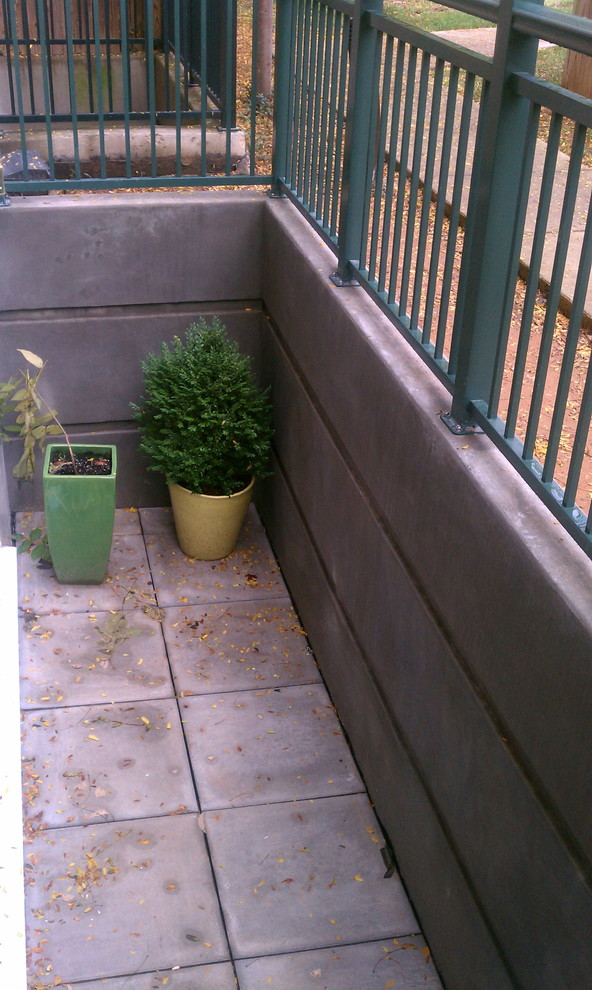 Before & After walk-out window well - Contemporary - Exterior - DC ...