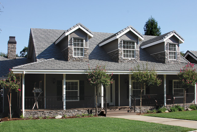 Belair 4697 Slate Range - Arts & Crafts - House Exterior - Sacramento - by Eagle Roofing ...