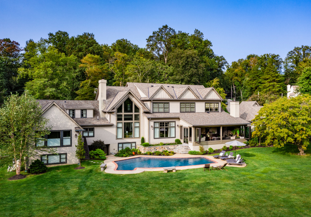 Berwyn Lake Home - Traditional - Exterior - Philadelphia - by WPL ...