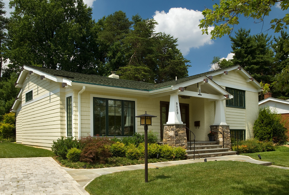 Bethesda Split-Level Facelift - Traditional - Exterior - DC Metro - by ...