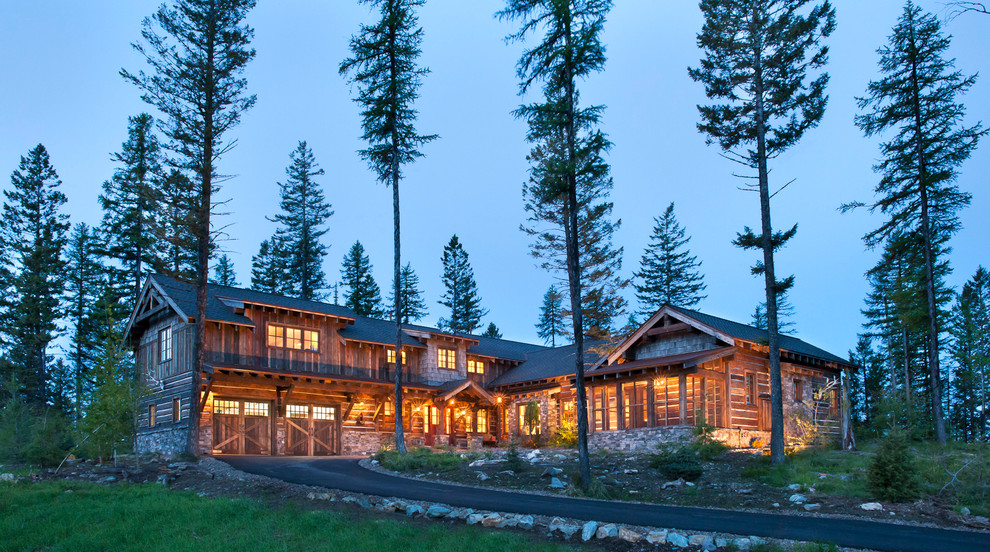 Big Mountain Rustic Residence - Rustic - Exterior - Other - by Altius ...