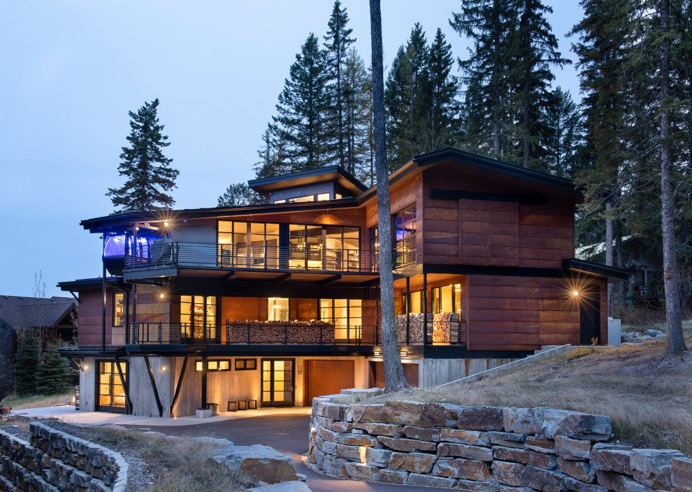 Big Mountain Ski House - Rustic - House Exterior - Other - by Altius ...