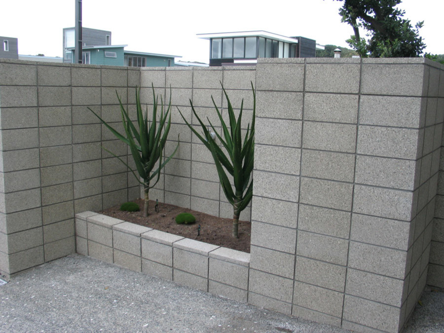 Block Wall - Contemporary - Exterior - Los Angeles - by All County ...