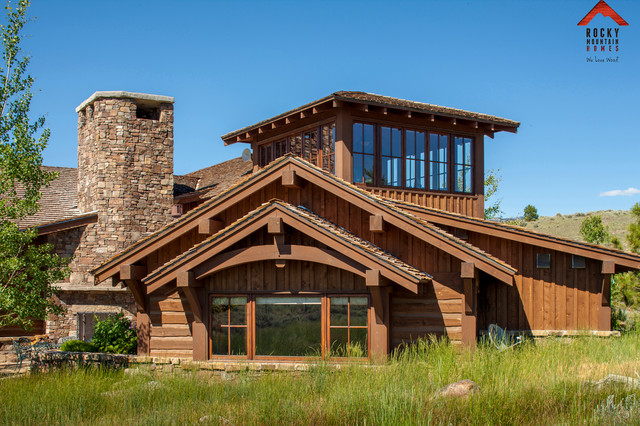 Blue Quill - Timber Frame - Rústico - Fachada - Otras zonas - de Rocky ...