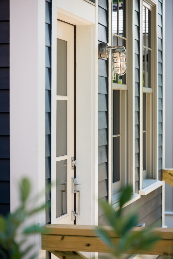 Blue Urban Farmhouse - Farmhouse - Exterior - Other - by Flintlock ...