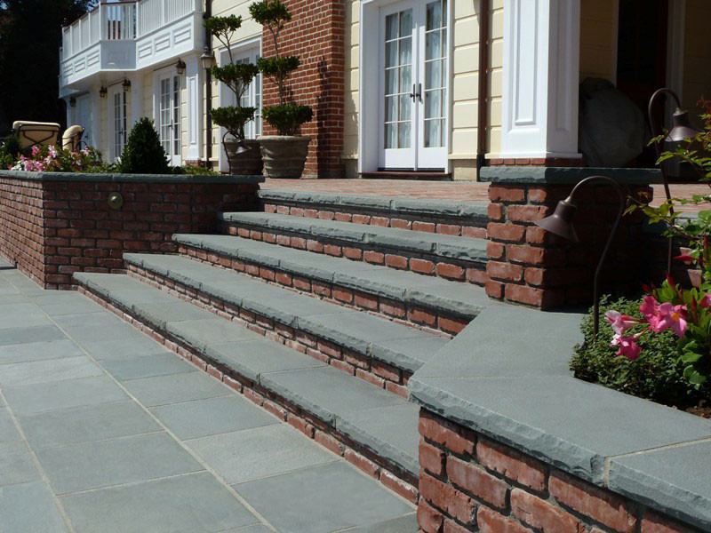 Bluestone Stairs - Traditional - Exterior - San Diego - by Tidwell ...