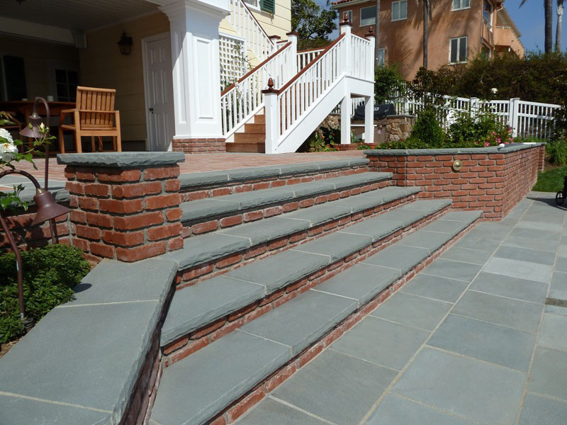 Bluestone Stairs - Traditional - Exterior - San Diego - by Tidwell ...