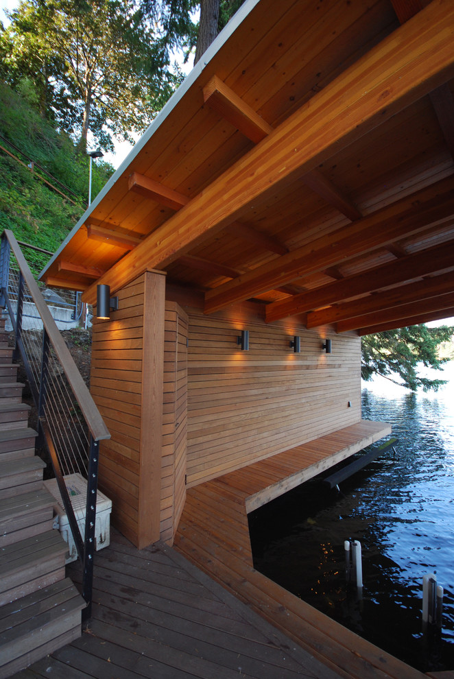 Boathouse - Modern - Exterior - Portland - by Integrate Architecture ...