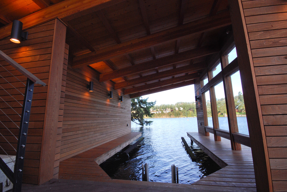 Boathouse - Modern - Exterior - Portland - by Integrate Architecture ...