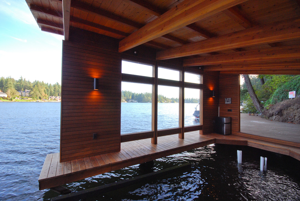 Boathouse - Modern - Exterior - Portland - by Integrate Architecture ...