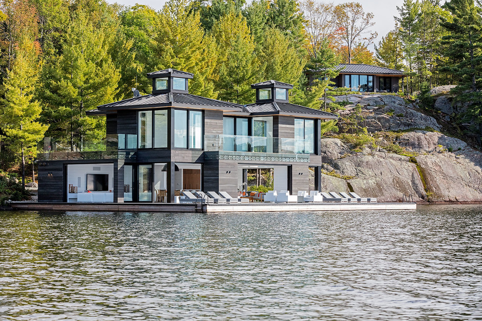 Boathouse - Beach Style - Exterior - Toronto - by Peter A. Sellar ...