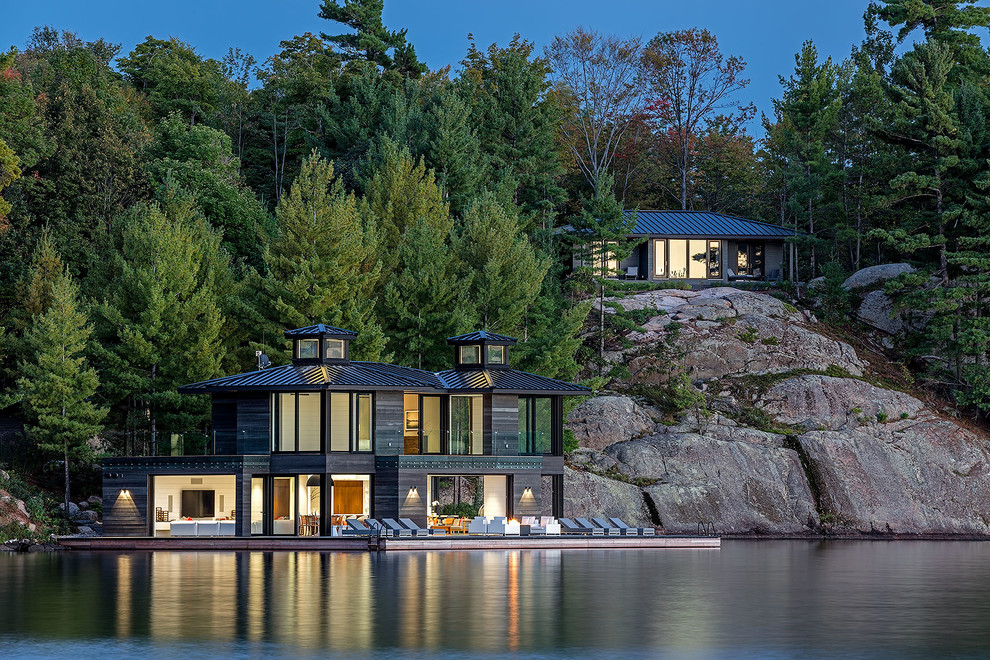 Boathouse - Beach Style - Exterior - Toronto - by Peter A. Sellar ...