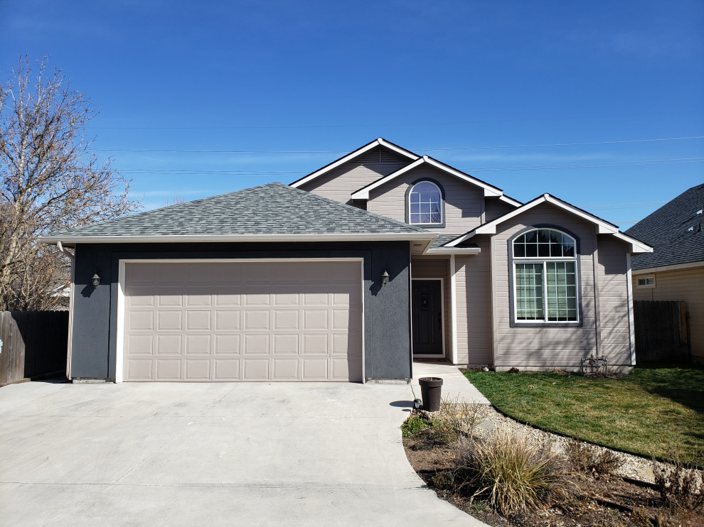 Boise Bench house exterior - Contemporáneo - Fachada - Boise - de 360 ...