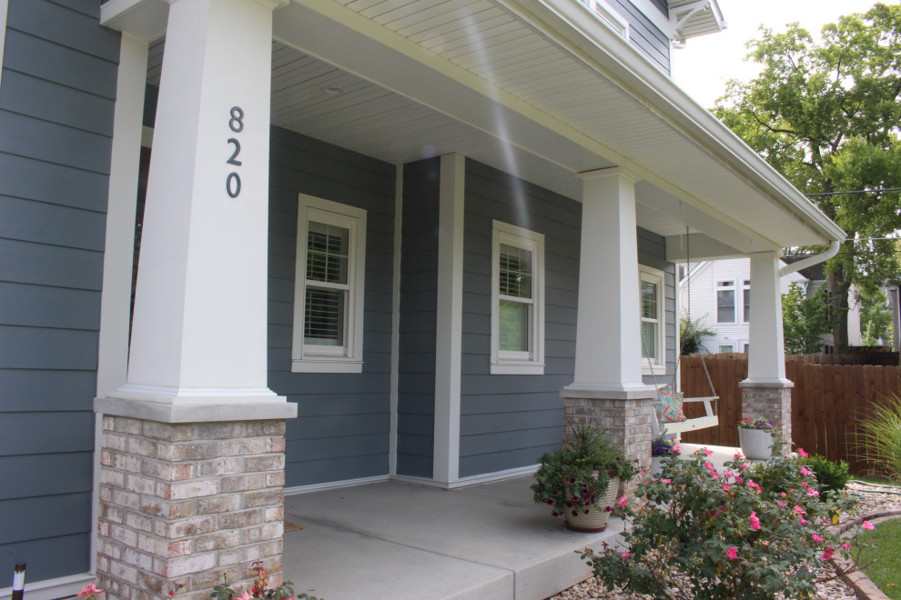 Boothbay Blue James Hardie Siding | Kirkwood, MO 63122 - Traditional ...