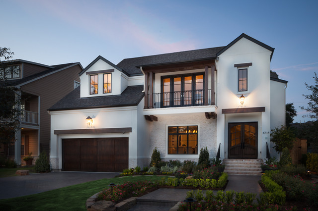 Braeburn Showcase Home - Transitional - Exterior - Houston - by Connie ...
