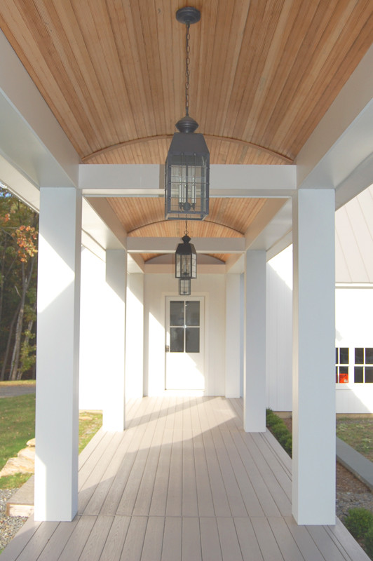 Breezeway w/ Barrel Vault Ceiling - Traditional - Exterior - Boston ...