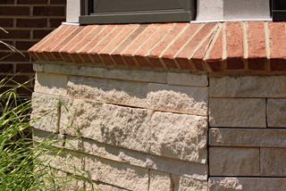 Briarwood Brick & ARRIS-stack Thin Stone Home - South Carolina ...