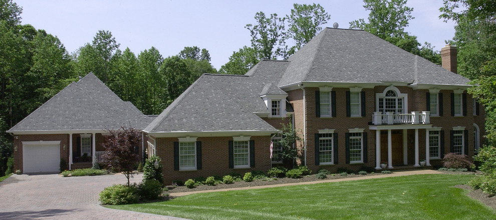 Brick Home with Attached Guesthouse - Traditional - Exterior - DC Metro ...
