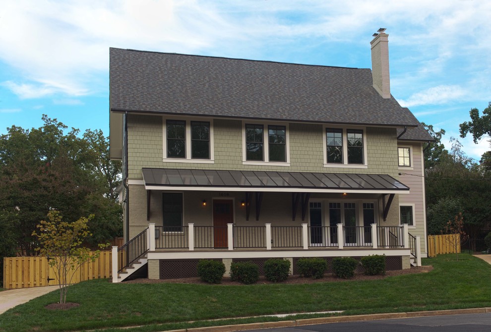 Brick Rambler Pop Top - Craftsman - Exterior - DC Metro - by Red House ...