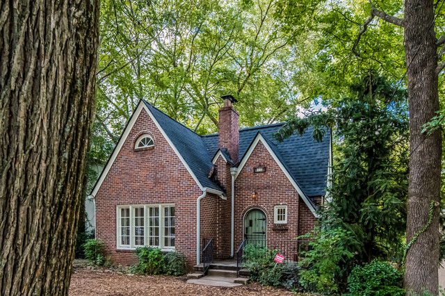 Brick Tudor Renovation/Addition - Traditional - House Exterior ...