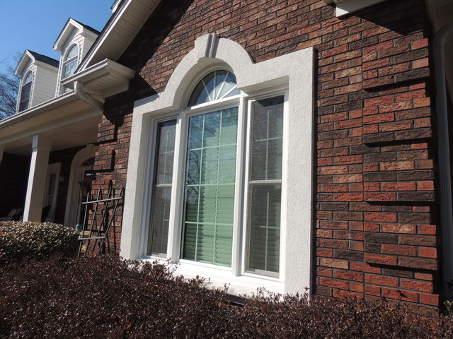 Stucco With Brick Window The Benefits Of Stucco: A Durable And Stylish