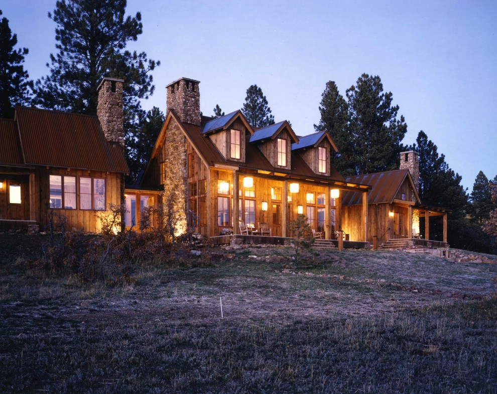 Brown Ranch - Rustic - Exterior - Denver - by Studio 133 | Houzz
