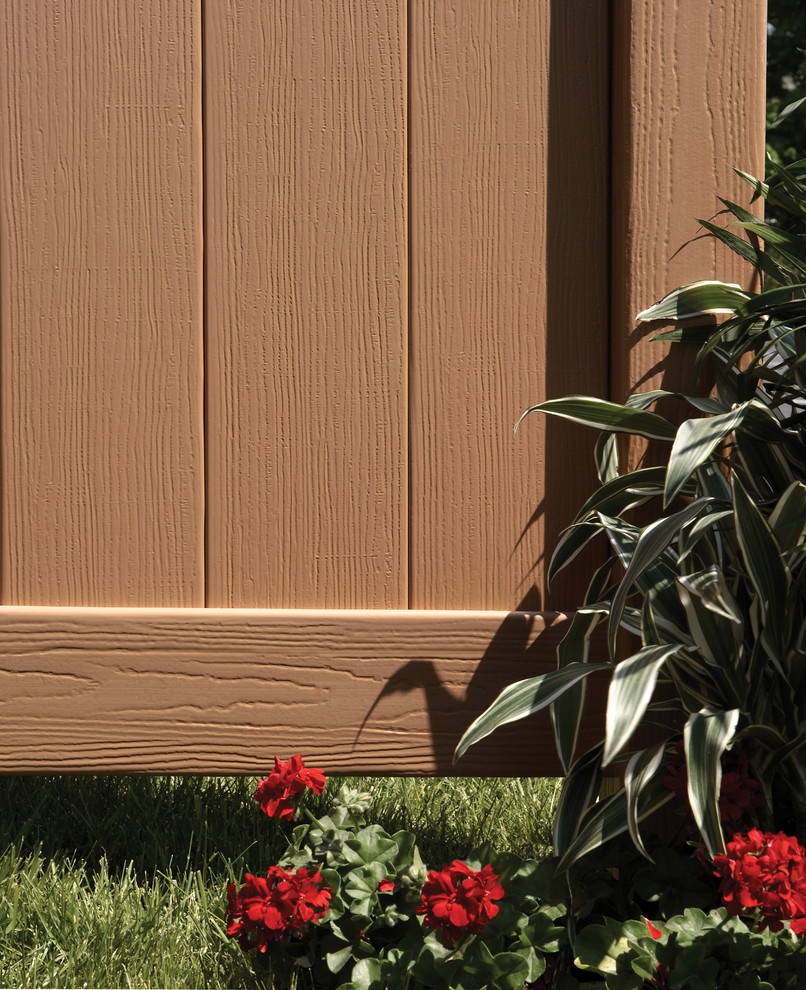 Bufftech Certagrain Chesterfield Autumn Brown Vinyl Privacy Fence ...