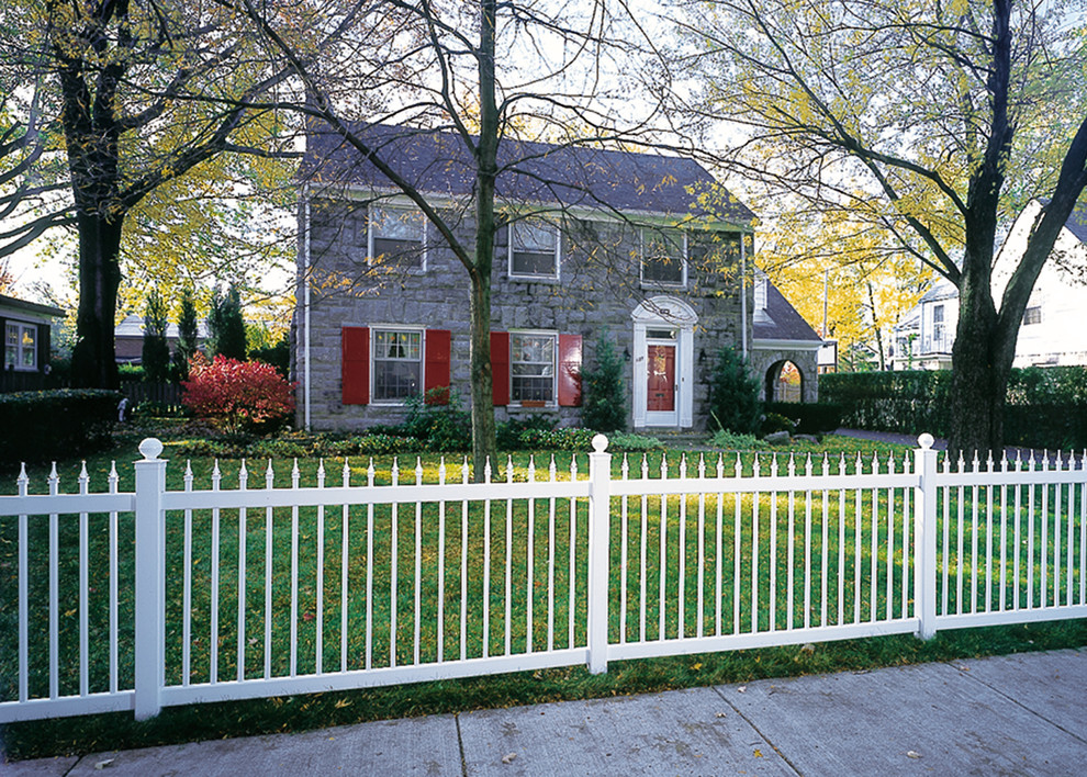 Bufftech Classic Castle Vinyl Fence - Traditional - Exterior - Boston ...