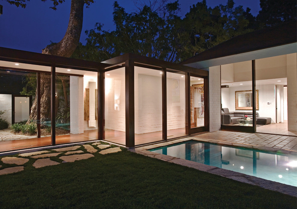 Building Exterior with Pool - Contemporary - Exterior - Los Angeles ...