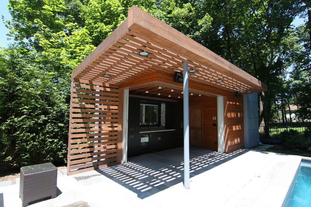 Cabana - shade overhang - Contemporary - Exterior - New York - by ...