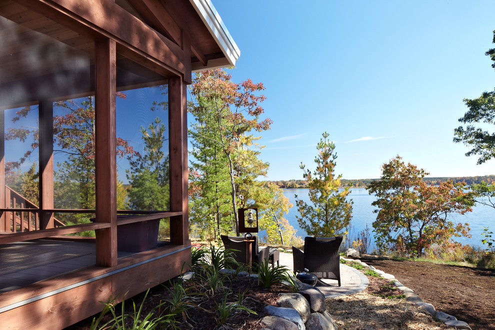 Cabin on Johnson Lake - Modern - Exterior - Minneapolis - by M Valdes ...