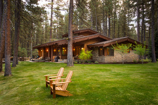 Camp Sherman - Rustic - Exterior - Other - by Wright Design Studio | Houzz