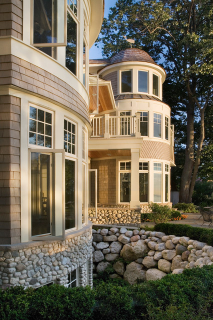 Cape Cod Style Home Exterior Rock Architectural Home Styles: Explore