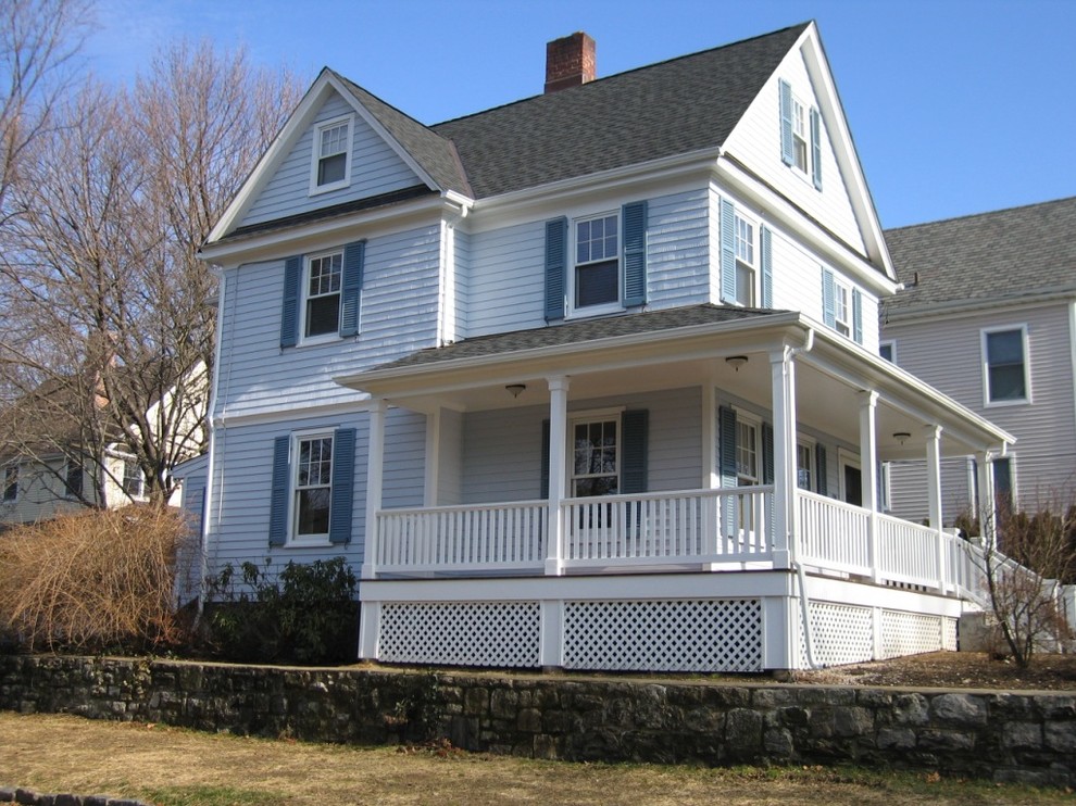 Cape Colonial Remodel - Traditional - House Exterior - New York - by ...