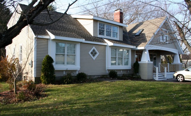 Cape to Bungalow Full House Remodel - Traditional - House Exterior ...