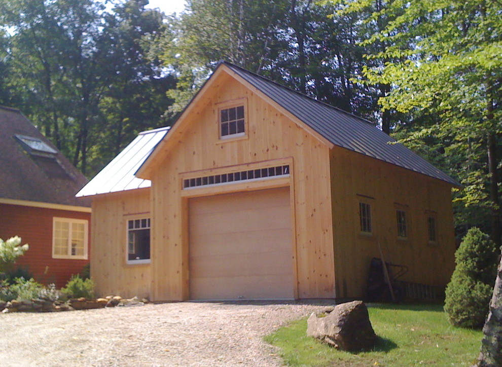 Car Barn - Traditional - Exterior - Boston - by Maple Valley Design ...