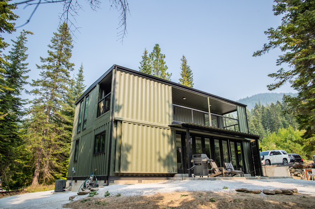 Cascade Container Home - Moderne - Façade - Seattle - par One-Way ...