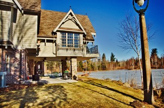 Castle House Lakefront View - Rustic - Exterior - Other - by DW3 ...