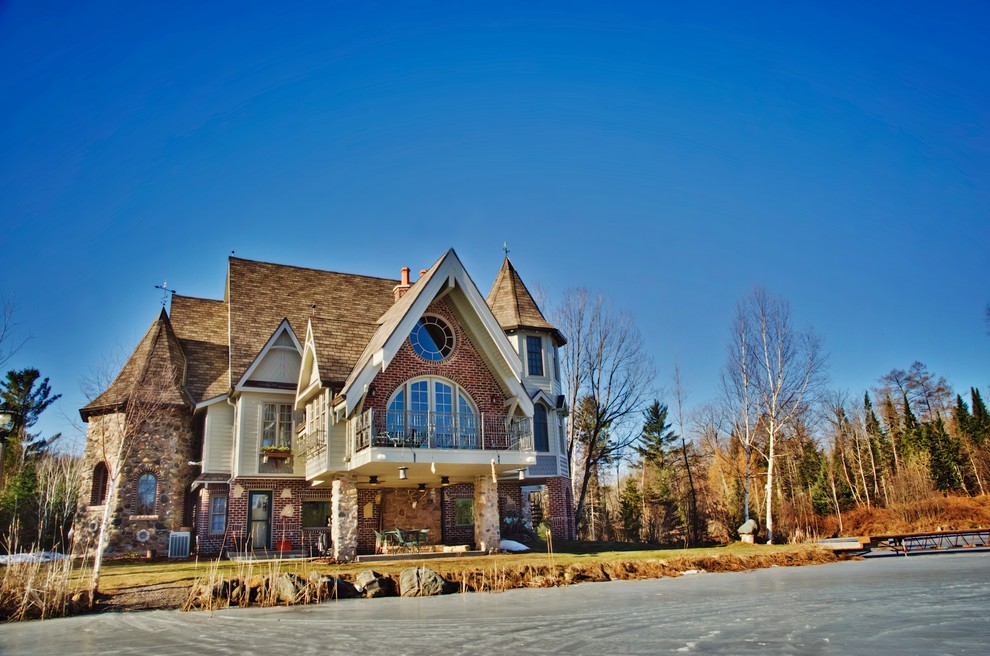 Castle House Lakefront View - Rustic - Exterior - Other - by DW3 ...