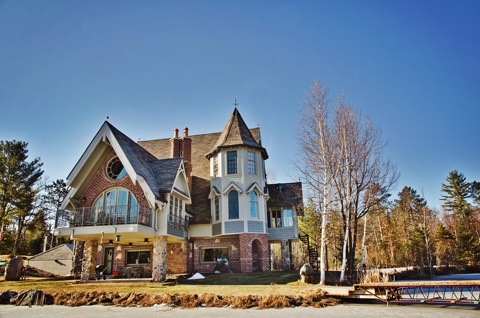 Castle House Lakefront View - Rustic - Exterior - Other - by DW3 ...