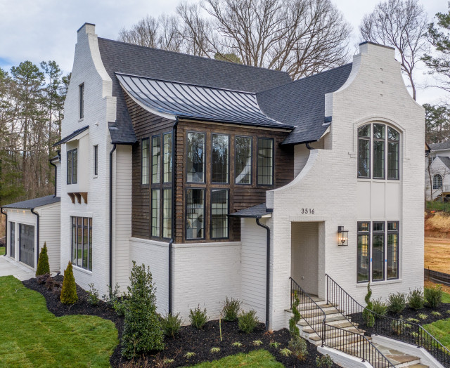 Catalano - Modern - House Exterior - Raleigh - by Frazier Home Design ...