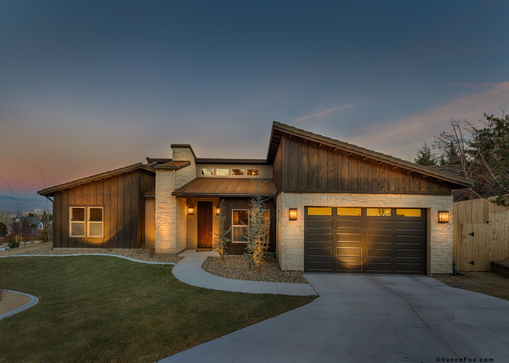 Caughlin Ranch Custom - Contemporary - Exterior - Other - by TRC Homes ...