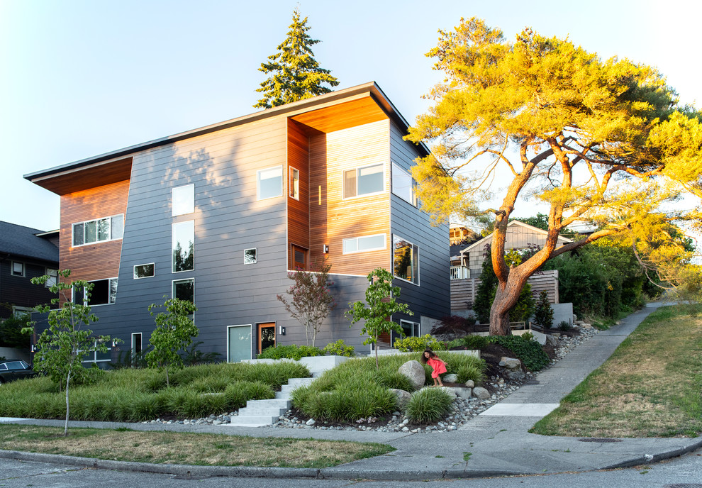 Cedar House - Modern - Exterior - Seattle - by Bakstad Construction | Houzz