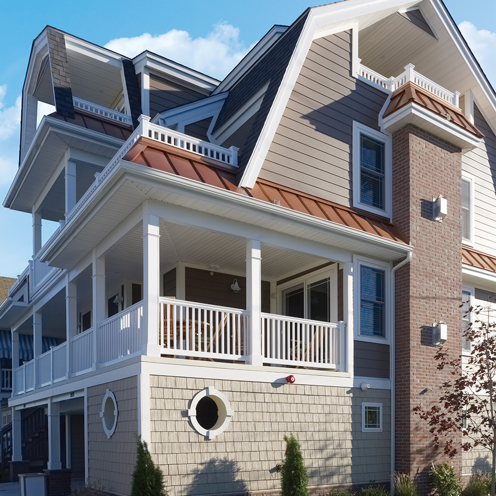 Celect® Cellular Composite Siding by Royal® - Contemporary - Exterior ...