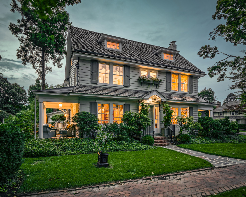 Center Hall Colonial - Traditional - Exterior - Philadelphia - by Jay ...