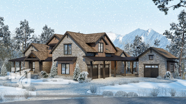 | CGI Rendering Of Bungalow Street View | High Resolution 3d Visuals of ...