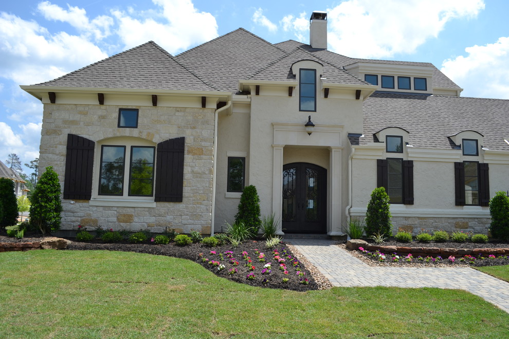 Chateau Blend Ashlar - Craftsman - Exterior - Houston - by Legends ...